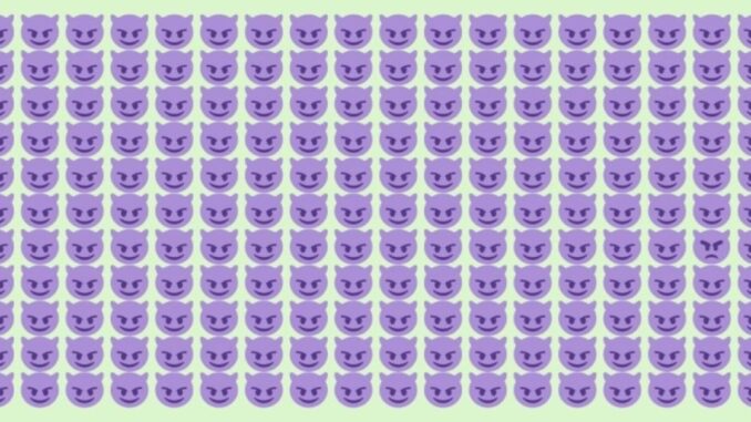 1 smajlík se od ostatních liší rozdílem, který odhalí jen 1 ze 100 lidí